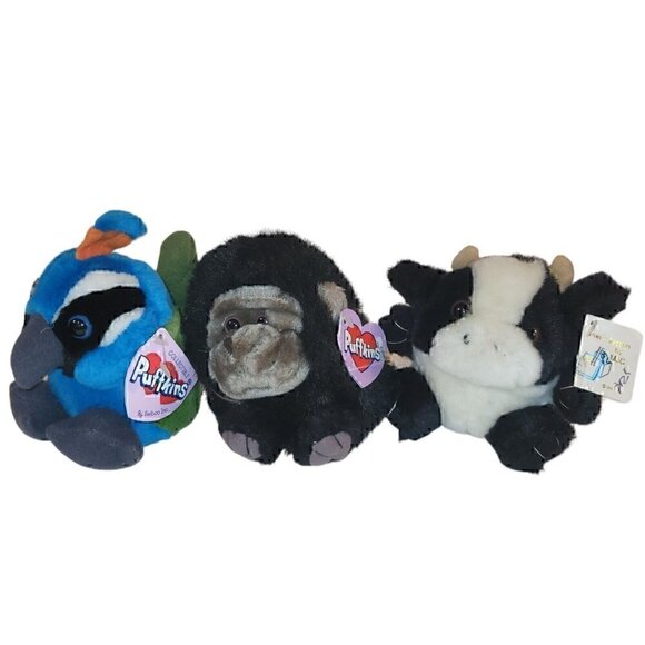 SWIBCO | Toys | Vintage Puffkins Mjc Purrfection Plush Lot 3 Peacock ...